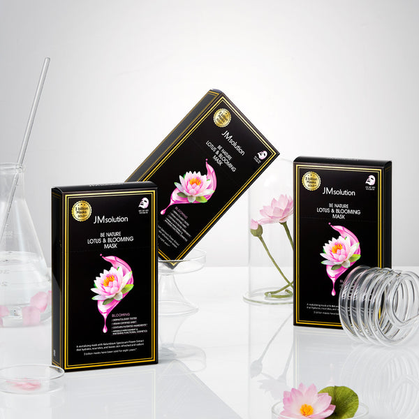 JM Solution Be Nature Lotus & Blooming Mask 1 Box of 10 Sheets | Masksheets