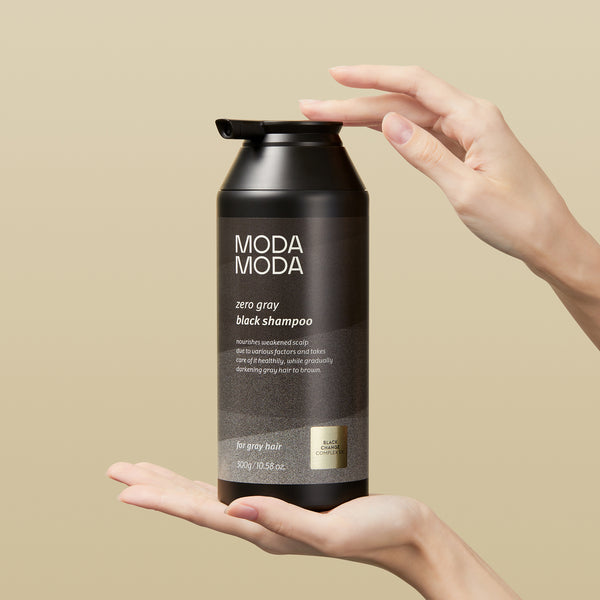 MODAMODA Zero Gray Black Hair Shampoo, 10. 58oz | Masksheets