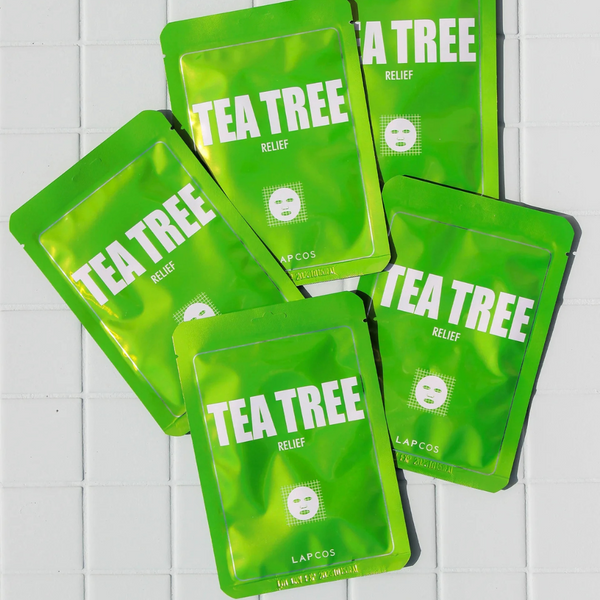 Derma Sheet Mask - Tea Tree 1 Box of 5 Sheets | Masksheets