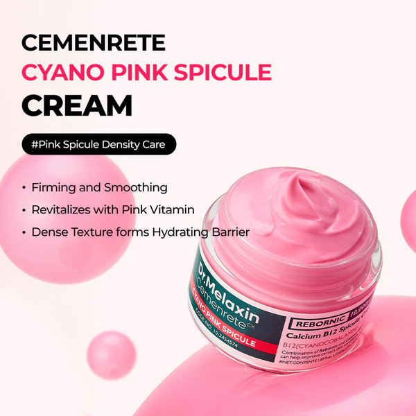 Dr. Melaxin Cemenrete Cyano Pink Spicule Cream | Masksheets