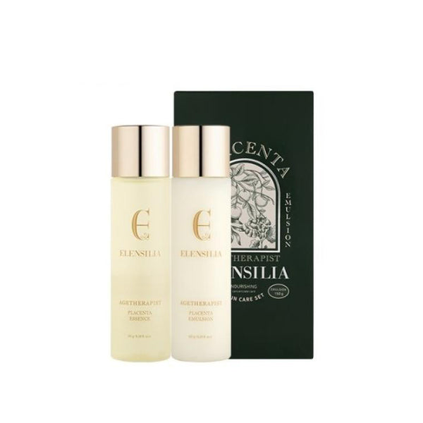 Elensilia Agetheraphy Placenta Essence & Emulsion Set | Masksheets