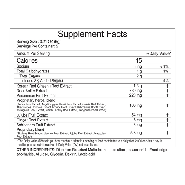 Jung Kwan Jang Cheon Nok Extract Korean Red Ginseng & Deer Antler 30g ...