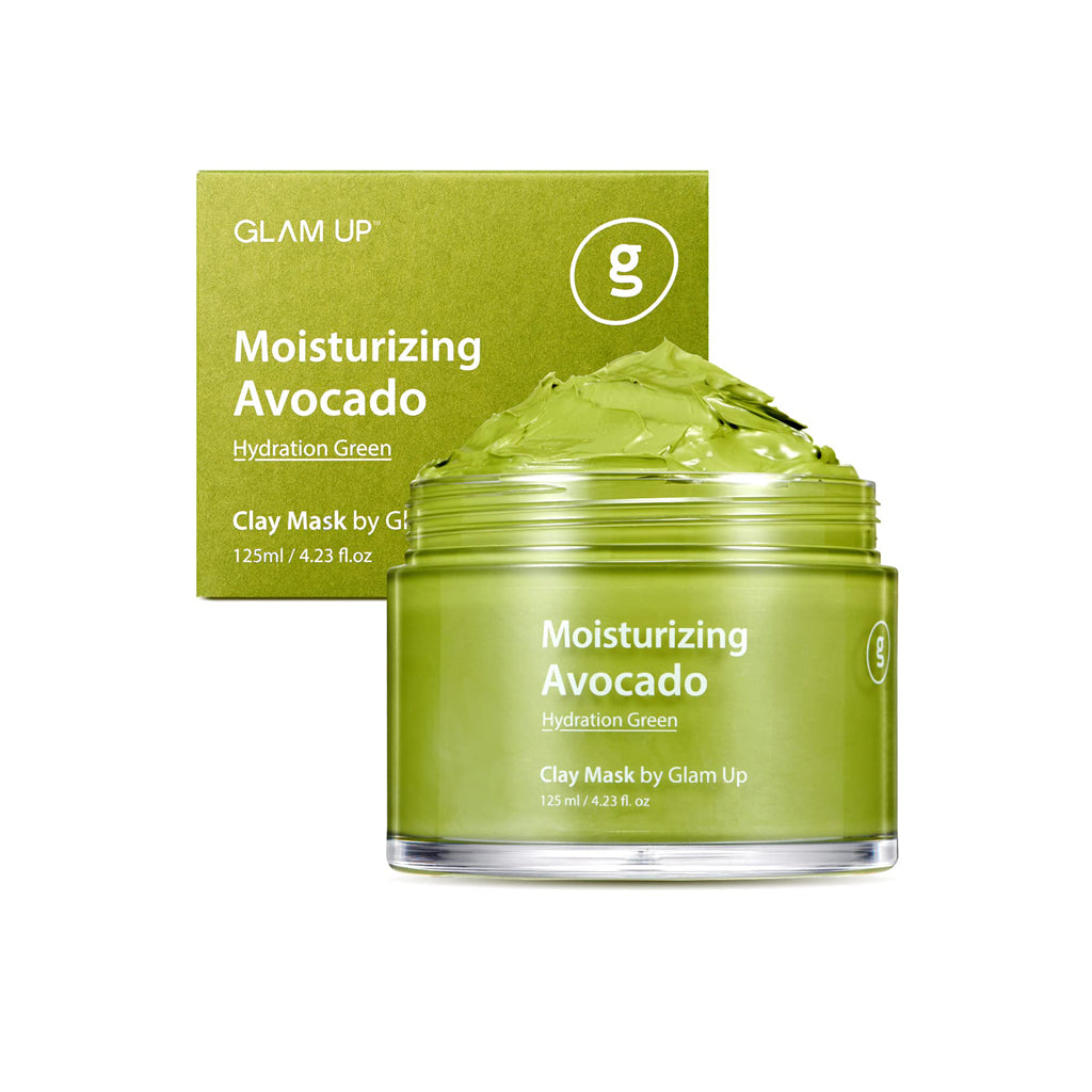 Glam Up Moisturizing Avocado Clay Mask | Masksheets