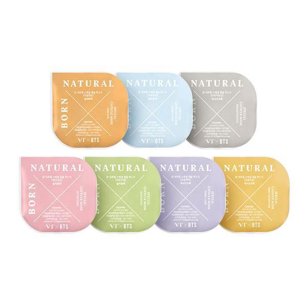 VT X BTS Born Natural Special Capsule Mask Kit | Masksheets