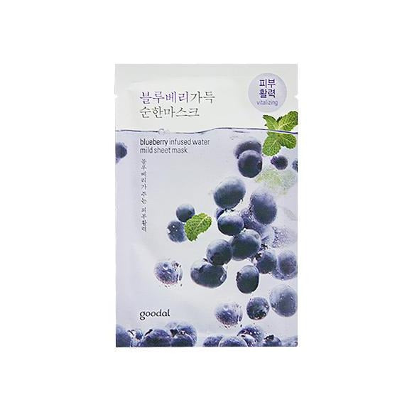 Goodal Mild Sheet Mask - Blueberry 10 Sheets | Masksheets