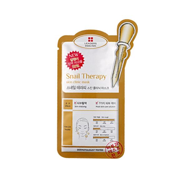 Leaders Insolution Snail Sheet Mask - 1 Box of 10 Sheets | Masksheets