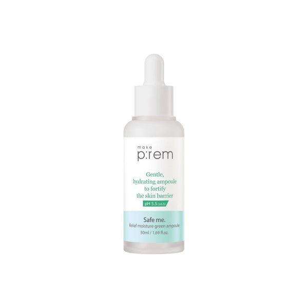 Make P:rem Safe Me Relief Moisture Green Ampoule | Masksheets