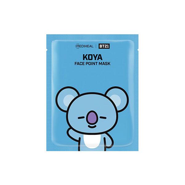 Mediheal BT21 Face Point Mask Koya - 1 Box of 4 Sheets | Masksheets