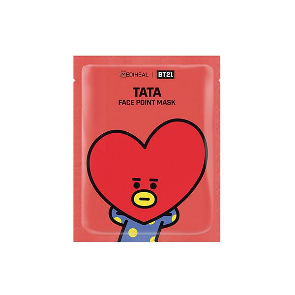 Mediheal BT21 Face Point Mask Tata - 1 Box of 4 Sheets | Masksheets