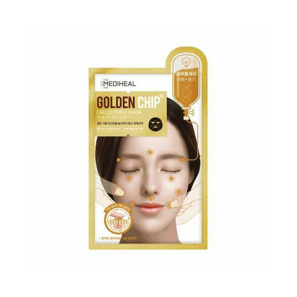 Mediheal Circle Point Mask Golden Chip Mask - 1 Box of 10 Sheets ...