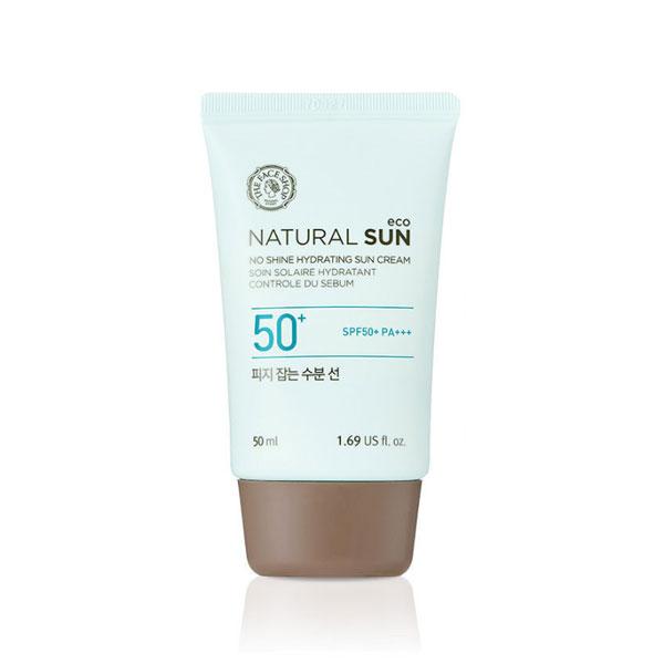 The Face Shop Natural Sun Eco No Shine Hydrating Sun Cream SPF50/PA ...