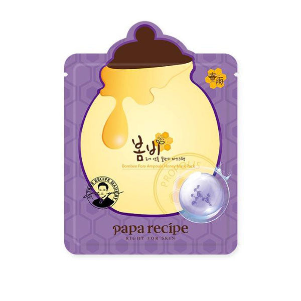 Papa Recipe Bombee Pore Ampoule Honey Mask Pack - 1 Box of 10 Sheets ...